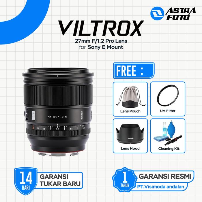 Promo Viltrox 27mm F/1.2 Pro Lens for Sony E Mount - Garansi Resmi ...