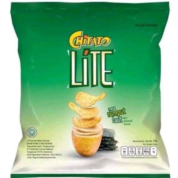 CHITATO LiTe Rumput laut 35gr Snack Cemilan Chips Keripik super - Shop ...