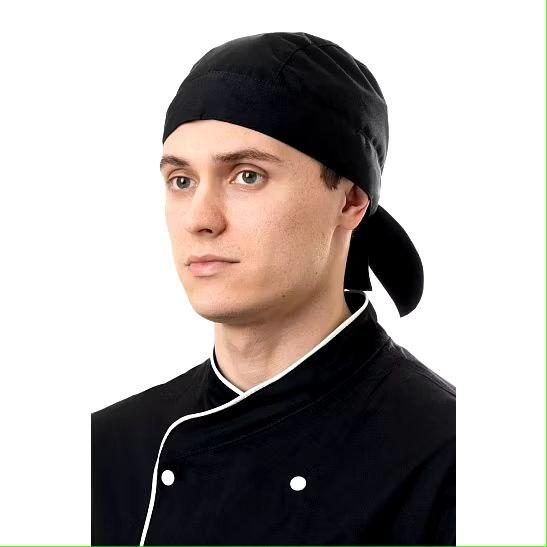 Topi Chef Ikat Japanese Sushi Chef Hat Slayer Bandana Hitam untuk Dapur ...