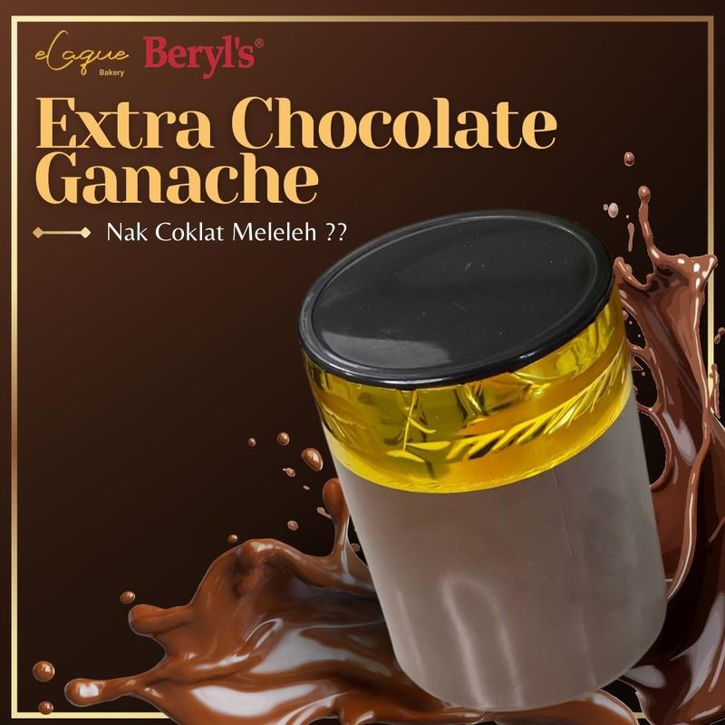 Extra Coklat Ganache Premium by eCaque Bakery (250 Gram) Chocolate ...