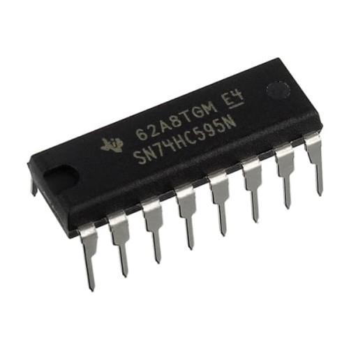 IC KOMPONEN SN74HC595N IC 74HC595 DIP-16 Shift Register - Shop | Tokopedia