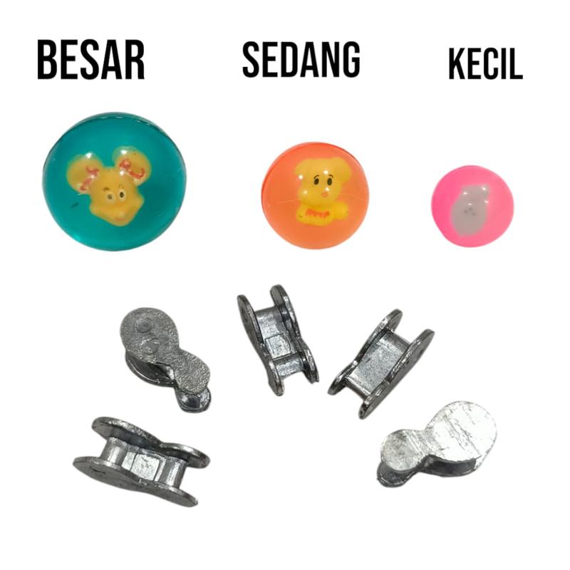 Mainan Bola Bekel Set Anak - Bola Besar/Sedang/Kecil dengan Biji SS ...