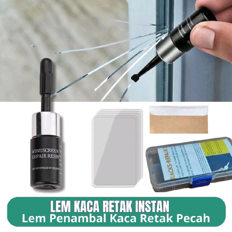 Lem Kaca Untuk Penambal Kaca Retak Pecah Panjang Car - Shop | Tokopedia
