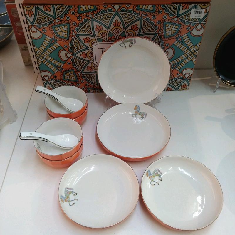 Set 12 Pcs Pinggan Seramik - TikTok Shop Malaysia