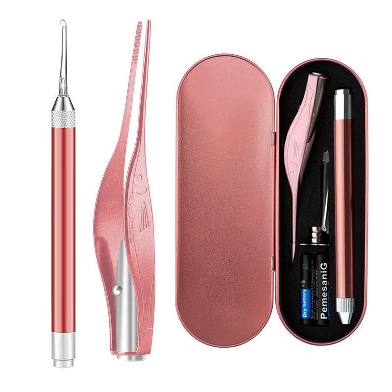 LED Flashlight Ear Pick Ear Wax Removal Tool Luminous Ear Cleaning ...