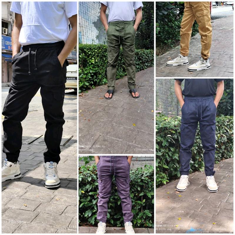 Seluar Man's Long pent Joggar ( cuff ) fast delivery S / XXL - TikTok ...