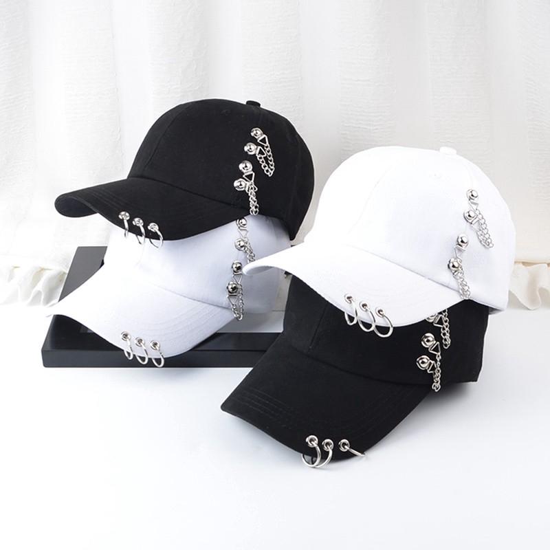 visor cap：korean hat Metal Ring Iron Hoop cap for men Baseball - TikTok ...