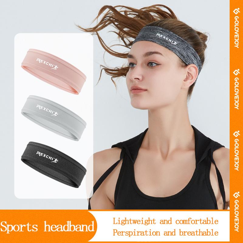 Sports Headband Ice Silk Cool Elastic Sweatband Women Men Gy - TikTok ...