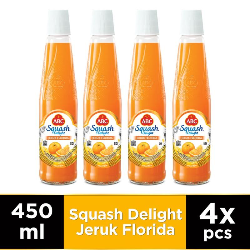 ABC Sirup Squash Delight Jeruk Florida 450 ml - Multi Pack 4 pcs - Shop ...