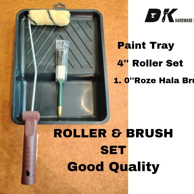 PAINTING PAINT BRUSH & ROLLER SET/ BERUS CAT HALA ROZE NYLON - TikTok ...