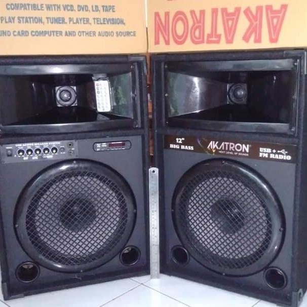 AFF Speaker Aktif Bluetooth 12 in 12 inch Besar dapat 2 BOX Handphone ...