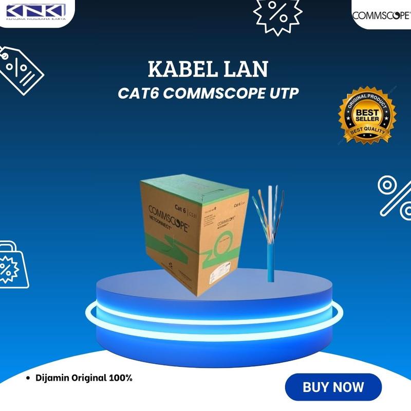 Kabel CAT6 Commscope Kabel UTP Data LAN 1ROLL 305M (BIRU) - Shop ...