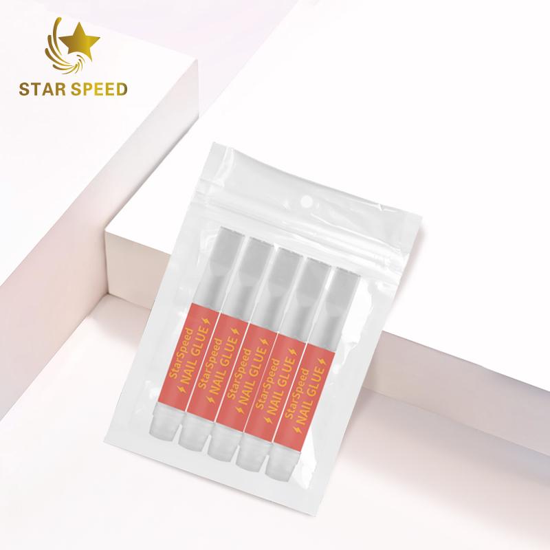 2g nail glue*5 per bag super strong glue for press on nails easy ...