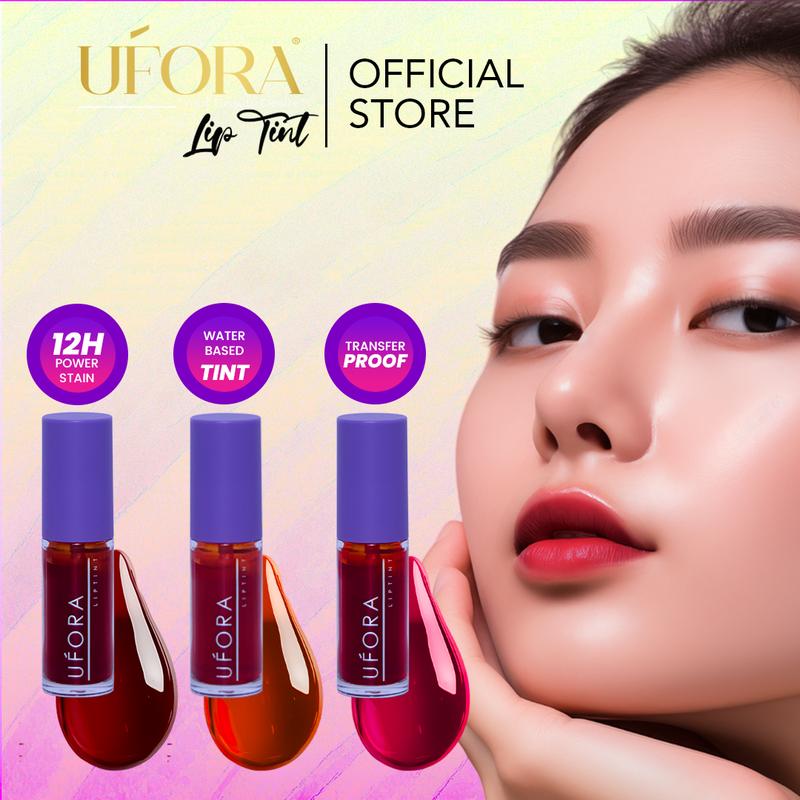 UFORA LIPTINT 6.5ml - Cherry, Peachy, Strawberry - Warna Tahan - TikTok ...
