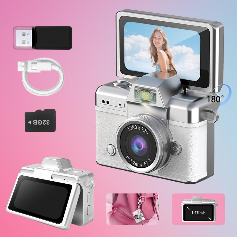 Ultra-Mini Thumb Camera Flip Cover Design Portable Pendant, HD Photo ...