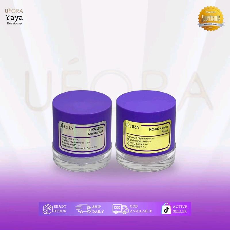 HYA GLOW + KOJIC CREAM PLUS 10ML UFORA SKINCARE ORIGINAL HQ - TikTok ...