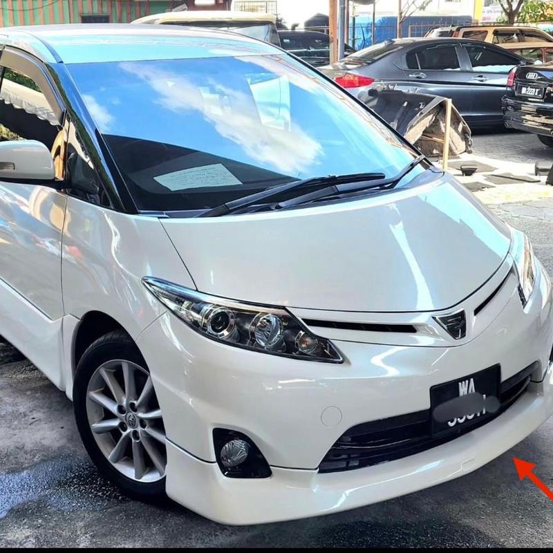 TOYOTA ESTIMA 2009”FRONT SKIRT （MODELUSTA ）PU No paint - TikTok Shop ...