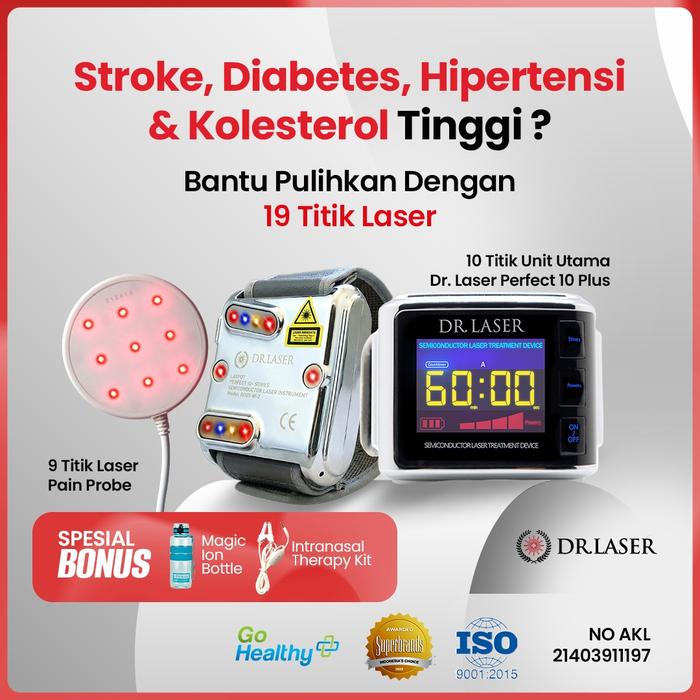 Promo DR. LASER PERFECT 10 PLUS MEMBANTU PROSES PEMULIHAN STROKE - Jam ...