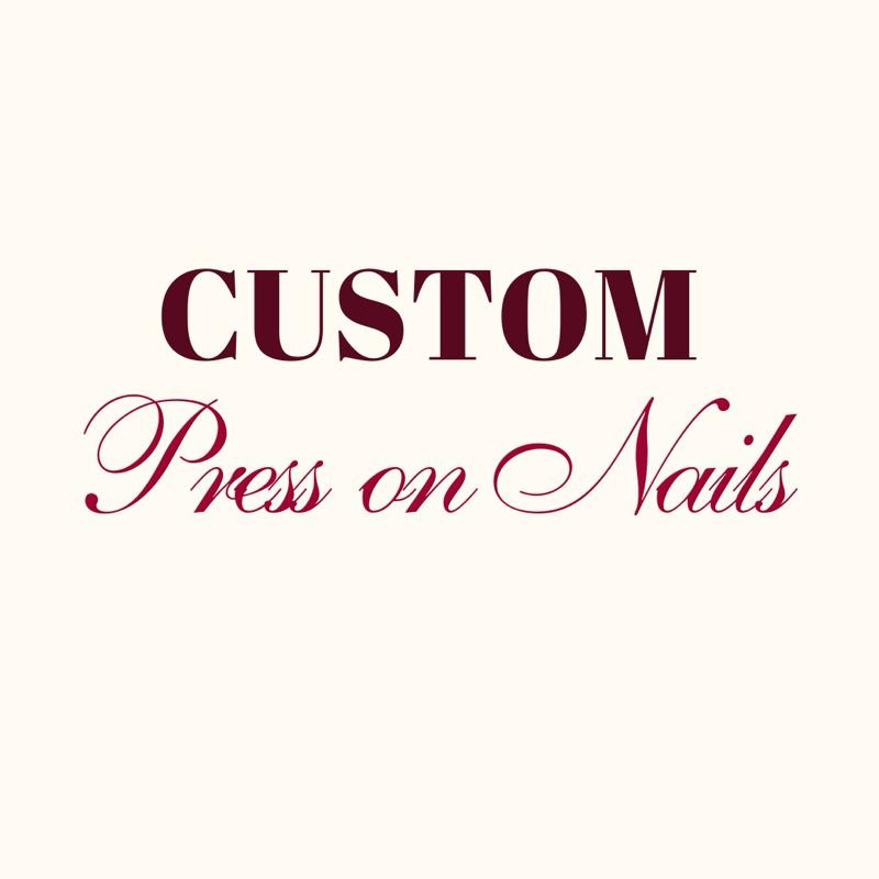 Custom Design Press On Nails l Nail Art Nail Polish yang unik dan ...
