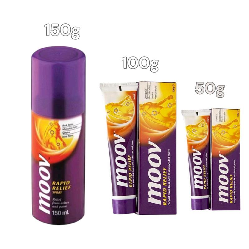 150g/100g/50g Moov @ moov spray body cream easy to use skin and ...