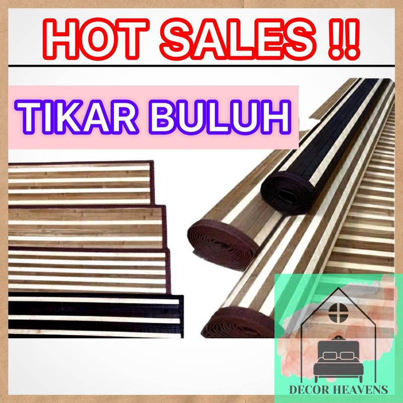 Tikar Buluh - Tikar Benang - Gulung | Bamboo Mat | Mat | Carpet ...