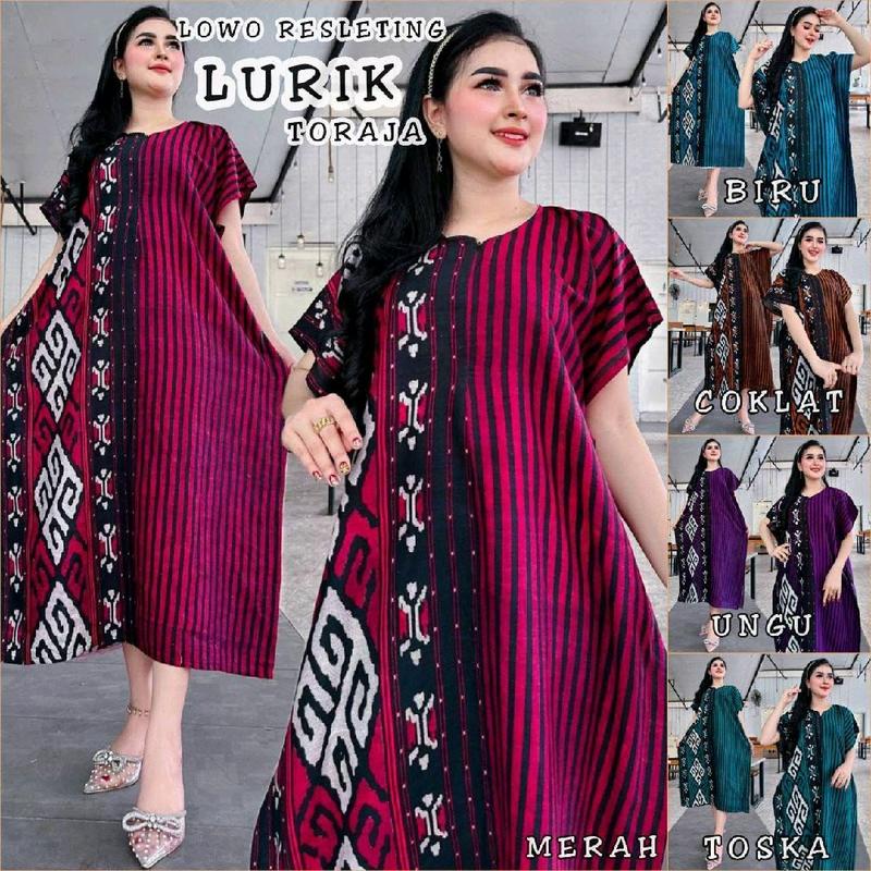 Daster motif Batik fit 75kg bahan Rayon premium - TikTok Shop Malaysia