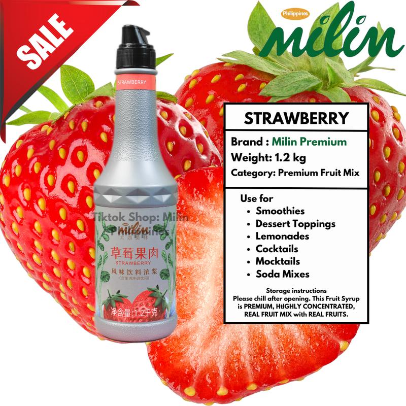 MILIN PREMIUM Strawberry Fruit Mix - Highly Concentrated Rea - TikTok ...