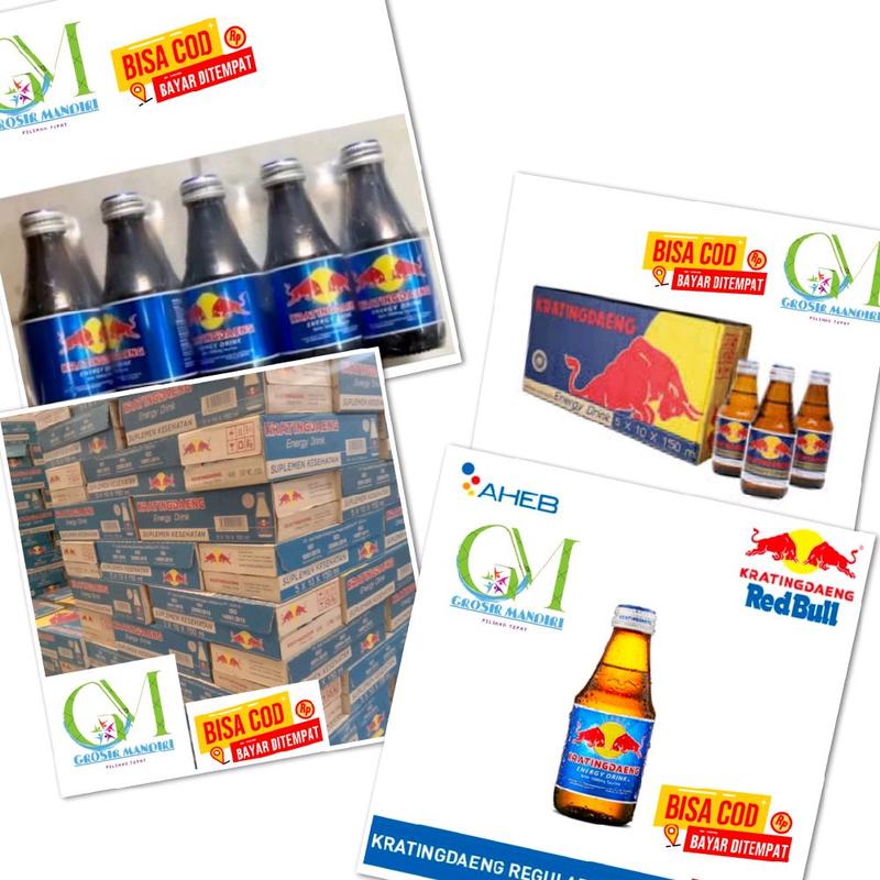Kratingdaeng Minuman Energi Instan 150ml (1 Karton 50 Botol) Jamu ...