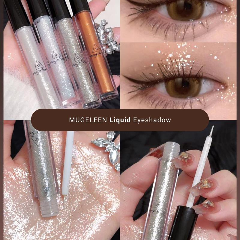 Muge leen Eyeshadow Glitter Pearl Highlight Eye Beauty / Liquid ...