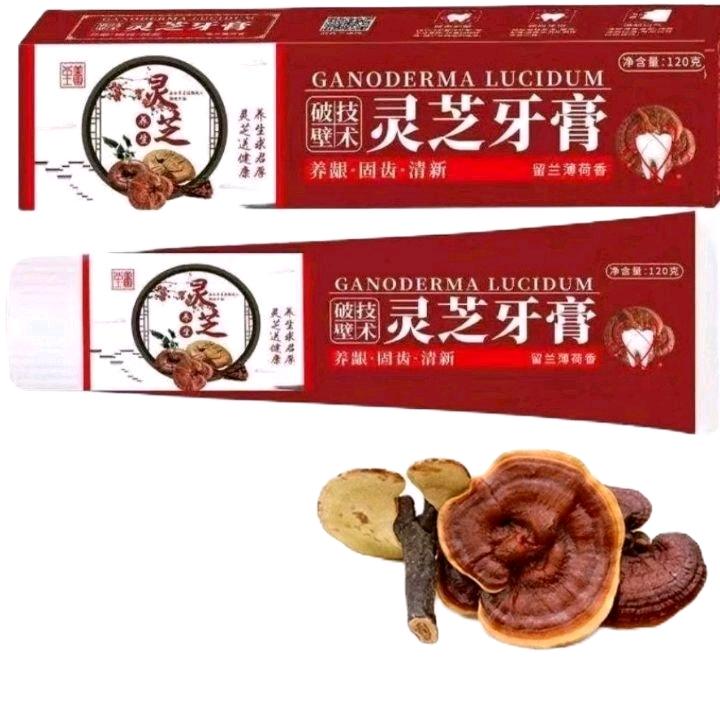 [ORIGINAL 100%] PASTA GIGI GANODERMA LUCIIDUM Odol Herbal Sakit - Shop ...