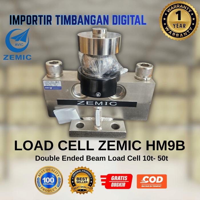Jual Loadcell Zemic HM9B cap 40ton / Double Ended Beam Load Cell / Load ...