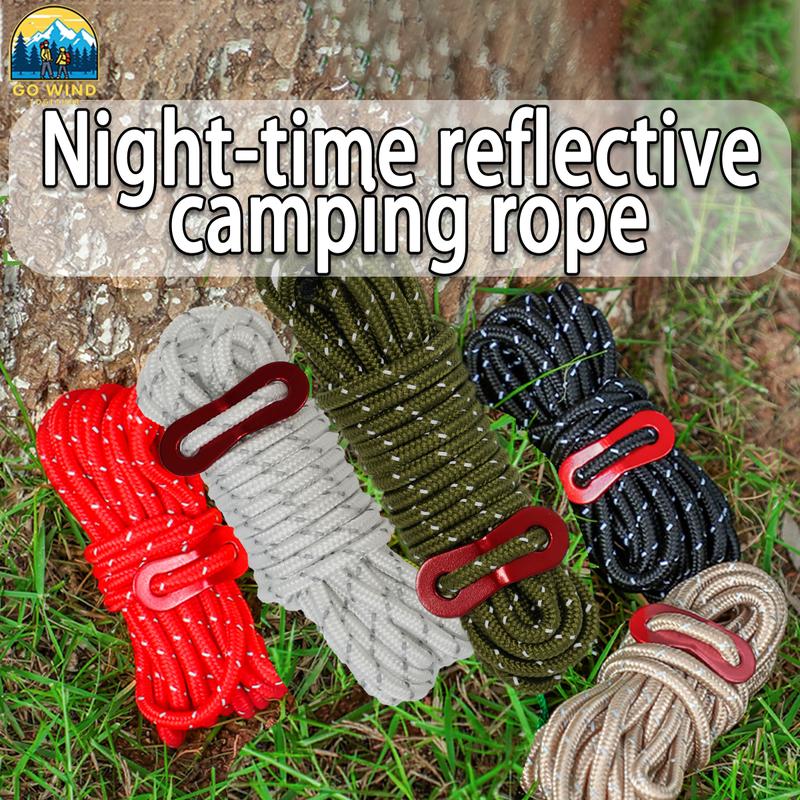 Camping reflective wind rope Tent Camping 5mm Thick Camping Tent ...