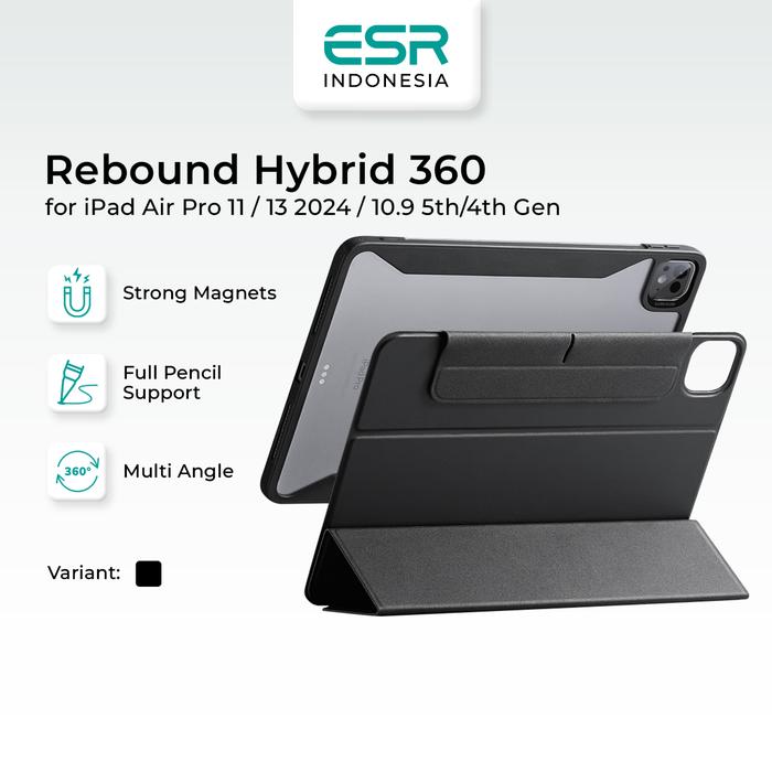 Promo ESR Rebound Hybrid Case 360 iPad Air Pro 11 13 2024 10.9 5th/4th ...