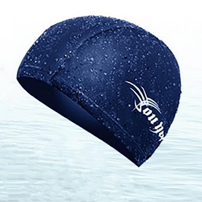 Men Swimming Cap Hot Spring Spandex Swimming Cap Bag Long Hair - TikTok ...
