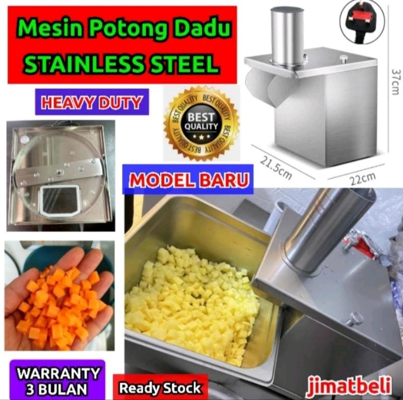 Mesin Potong Dadu Kentang Fully Stainless Steel Heavy Duty (5min~10kg ...