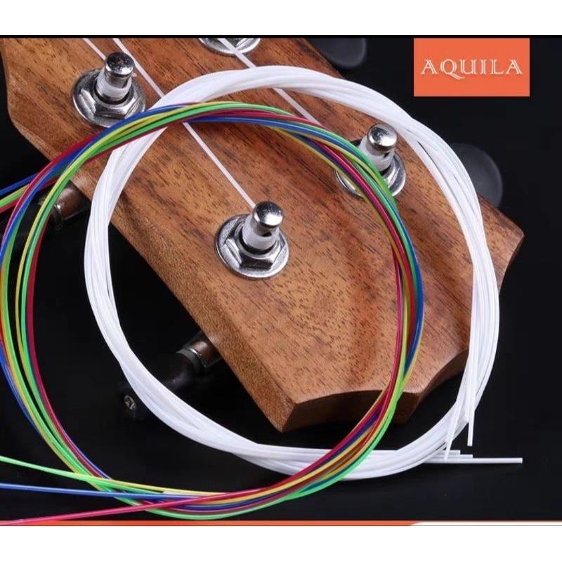 Senar Ukulele Aquila Nylon Putih/Warni 1 Set - Shop | Tokopedia