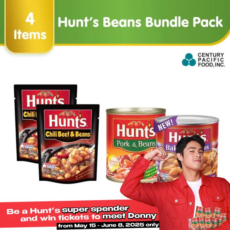 Hunt's Beans Bundle Pack (Pork & Beans 230g, Baked Beans 230g, - TikTok ...