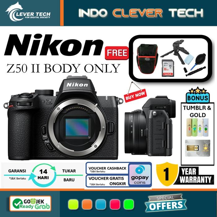 Jual Nikon Z50 II Body Only Kamera Mirrorless Nikon Z50 Mark 2 Z 50 II ...