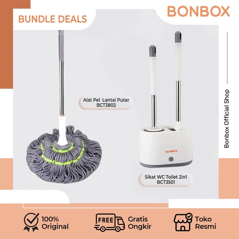 【BISA COD】BONBOX Budle Deals BCT3802+BCT3501 Alat Pel Lantai Putar ...