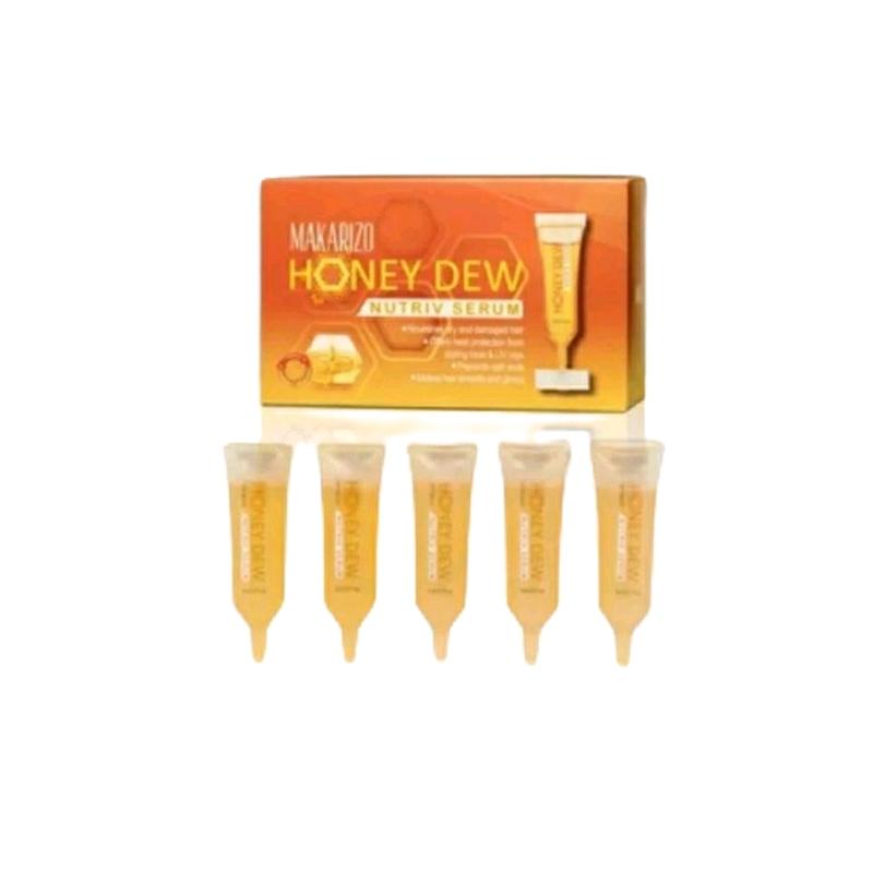 Makarizo Honey Dew Nutiv Hair Serum 5ml x 5 Pcs Vitamin Haircare ( NO ...