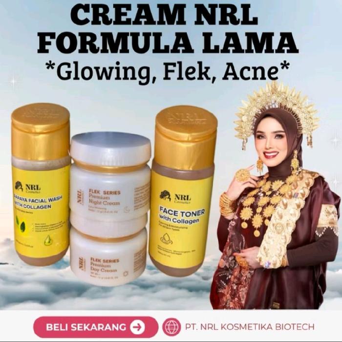 Jual CREAM NRL KOSMETIK VARIANT GLOWING, FLEK, ACNE SERIES (FORMULA ...