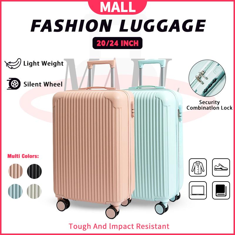 20/24 Inch Travel Suitcase Carry Explosion-Proof Zipper And - TikTok ...