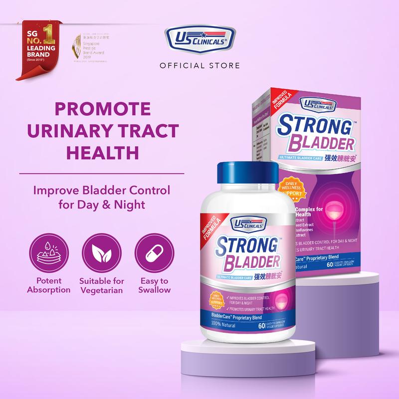 US Clinicals StrongBladder 60s - Support Healthy Bladder Function ...