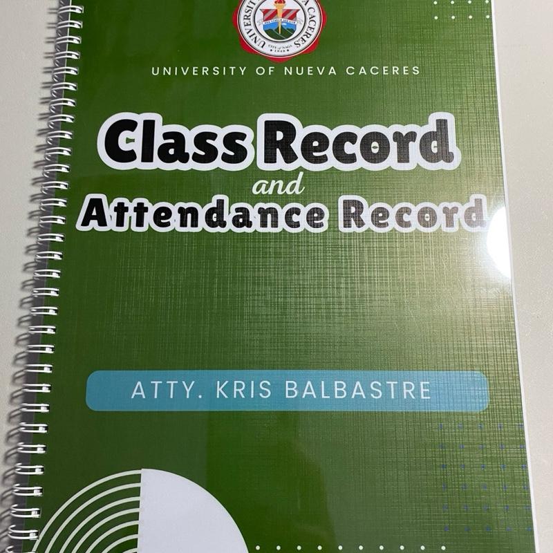 Personalized Attendance Record/ Class Record - TikTok Shop Philippines