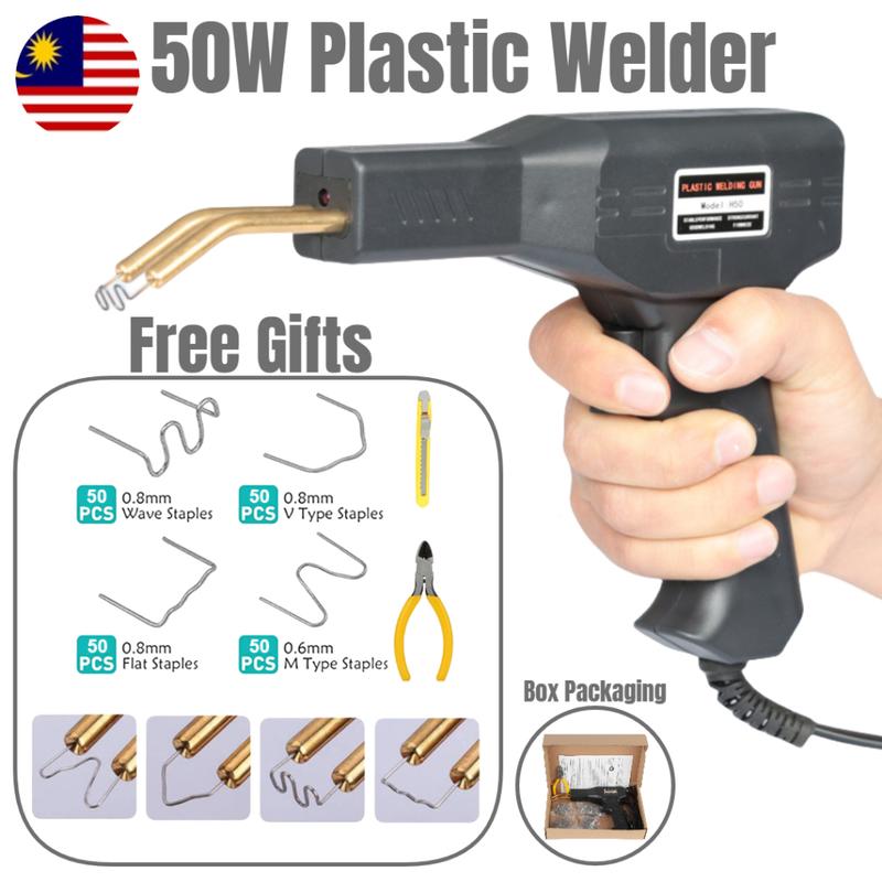 50W 220V Plastic Welder Heat Gun Hot Stapler Welding Machine - TikTok ...