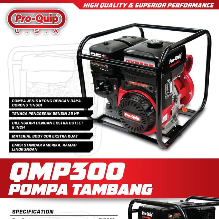 Jual Mesin Pompa Tambang 3 inchi Pro Quip Tipe QMP300 Mining Water pump ...