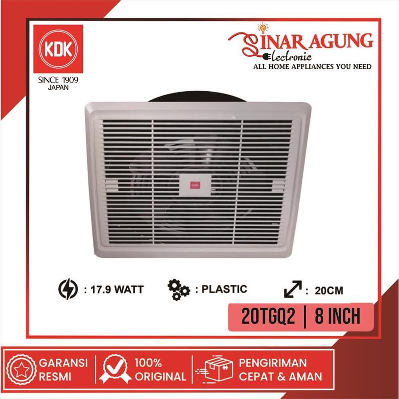 KDK 20TGQ / 20TGQ CEILING EXHAUST FAN 8 INCH - GARANSI RESMI - Shop ...