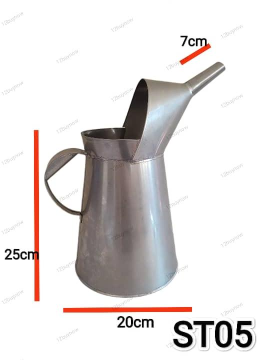 Stainless Steel Minyak Liter/Botol Sukat/Tin jug ST05 - TikTok Shop ...