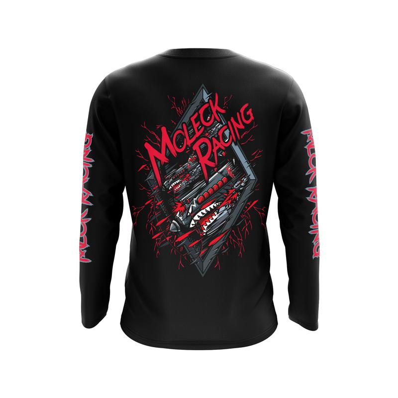 Tshirt Moleck Racing Jet E1 Premium Lengan Panjang Baju Ride - TikTok ...