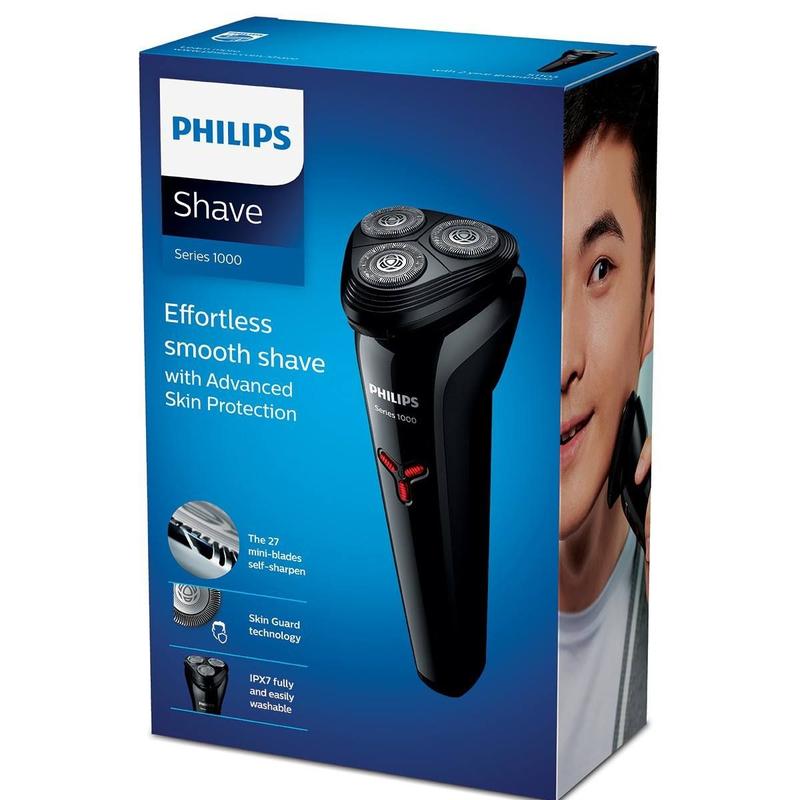 PHILIPS NEW Shaver, Three Head fpr smooth sahve Wet & Dry, High ...